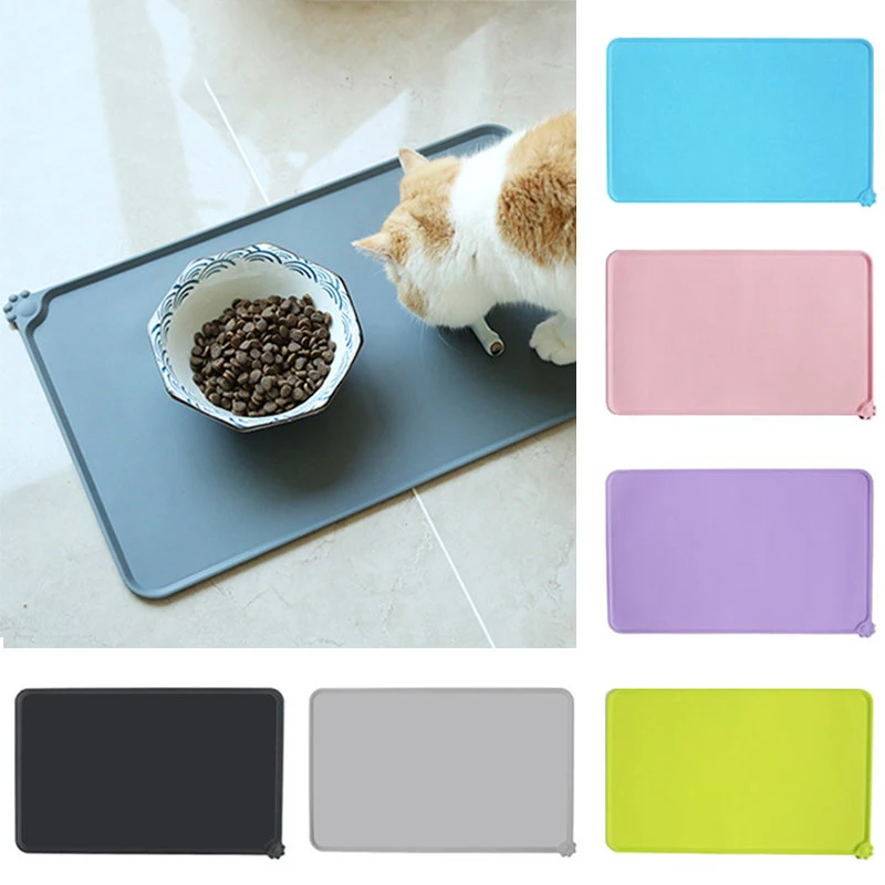 Silicone-Waterproof-Pet-Mat-For-Dog-Cat-Pet-Food-Pad-Pet-Bowl-Drinking ...