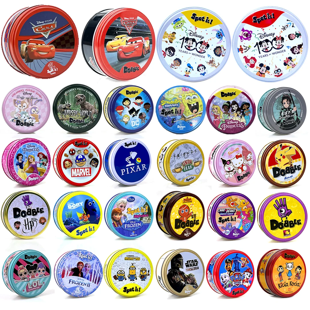 Dobble-Spot-It-100-Years-Disney-Princess-Paw-Patrol-Pixar-Marvel-Harry ...
