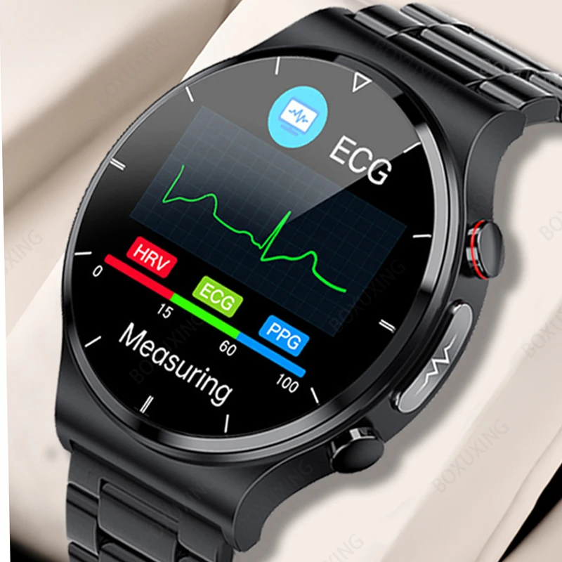 New ECG+PPG Health Smart Watches Men Heart Rate Blood Pressure Fitness ...