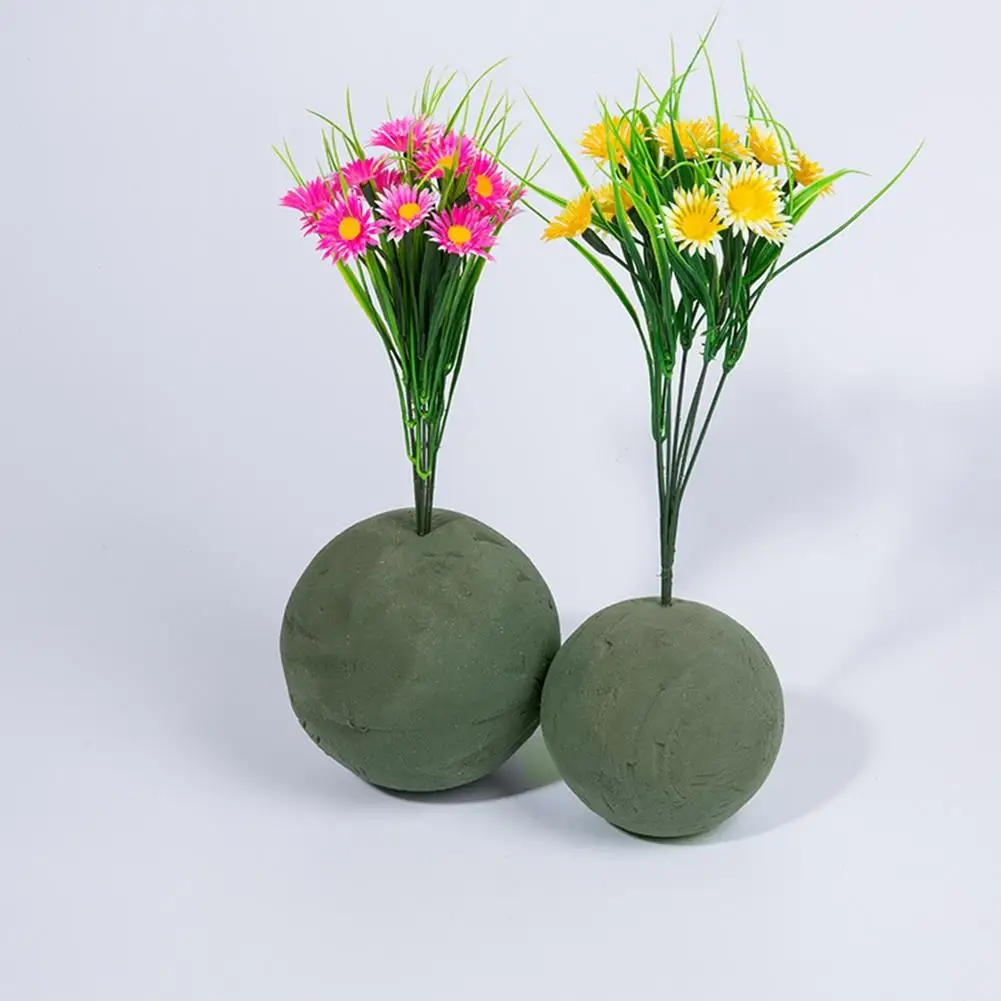 9-12-15cm-Round-Green-Dried-Flower-Mud-Sponge-Blocks-Foam-Bouquet ...