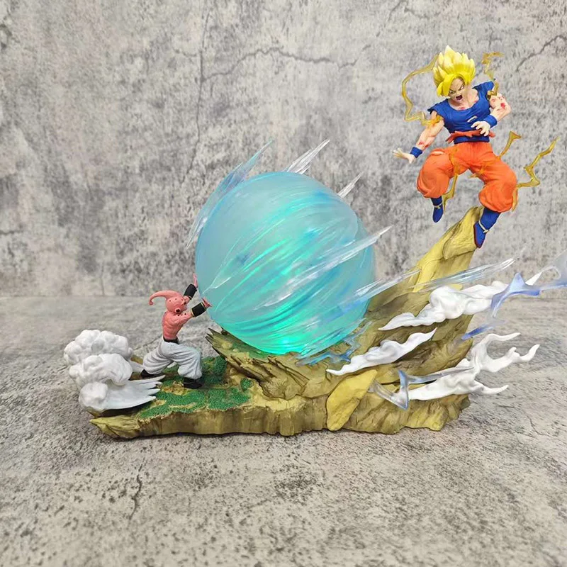 Anime-Goku-Dragon-Ball-Figuras-Sky-Top-Studio-Wcf-Majin-Buu-Vs-Son-Goku ...