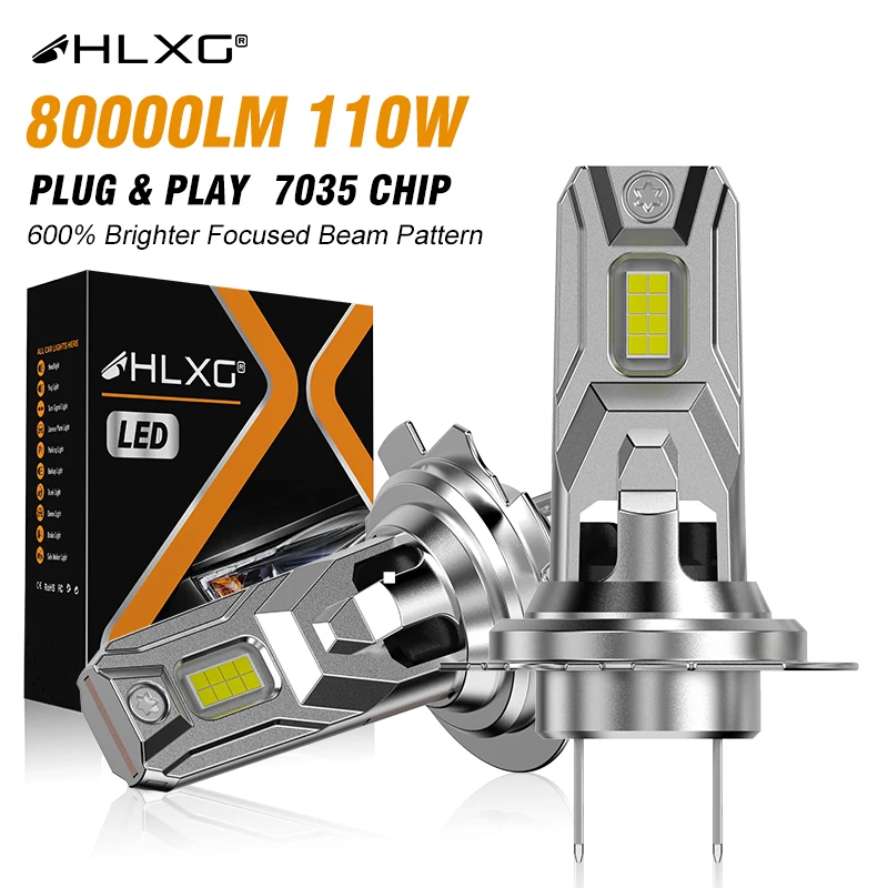 H7-LED-Headlight-Turbo-LED-Head-Lamp-Bulb-High-Power-H11-7035-CSP-Chips ...