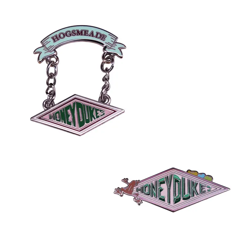 Originality-Lapel-Badge-Honeydukes-enamel-pin-wizard-sweet-shop-Hanging ...