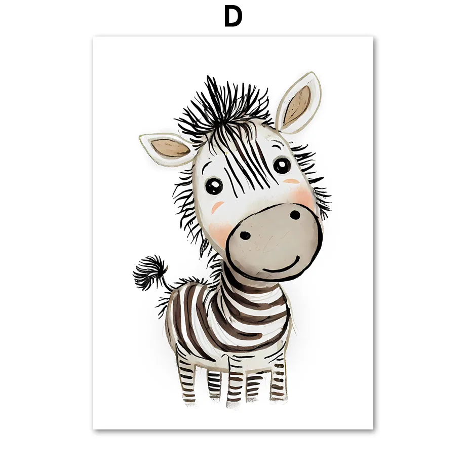 Cute Cartoon Baby Zebra Pictures