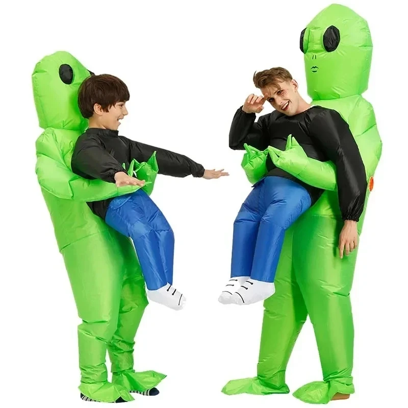 ET-Alien-inflatable-suit-Alien-Monster-Inflatable-Costume-Scary-Green ...