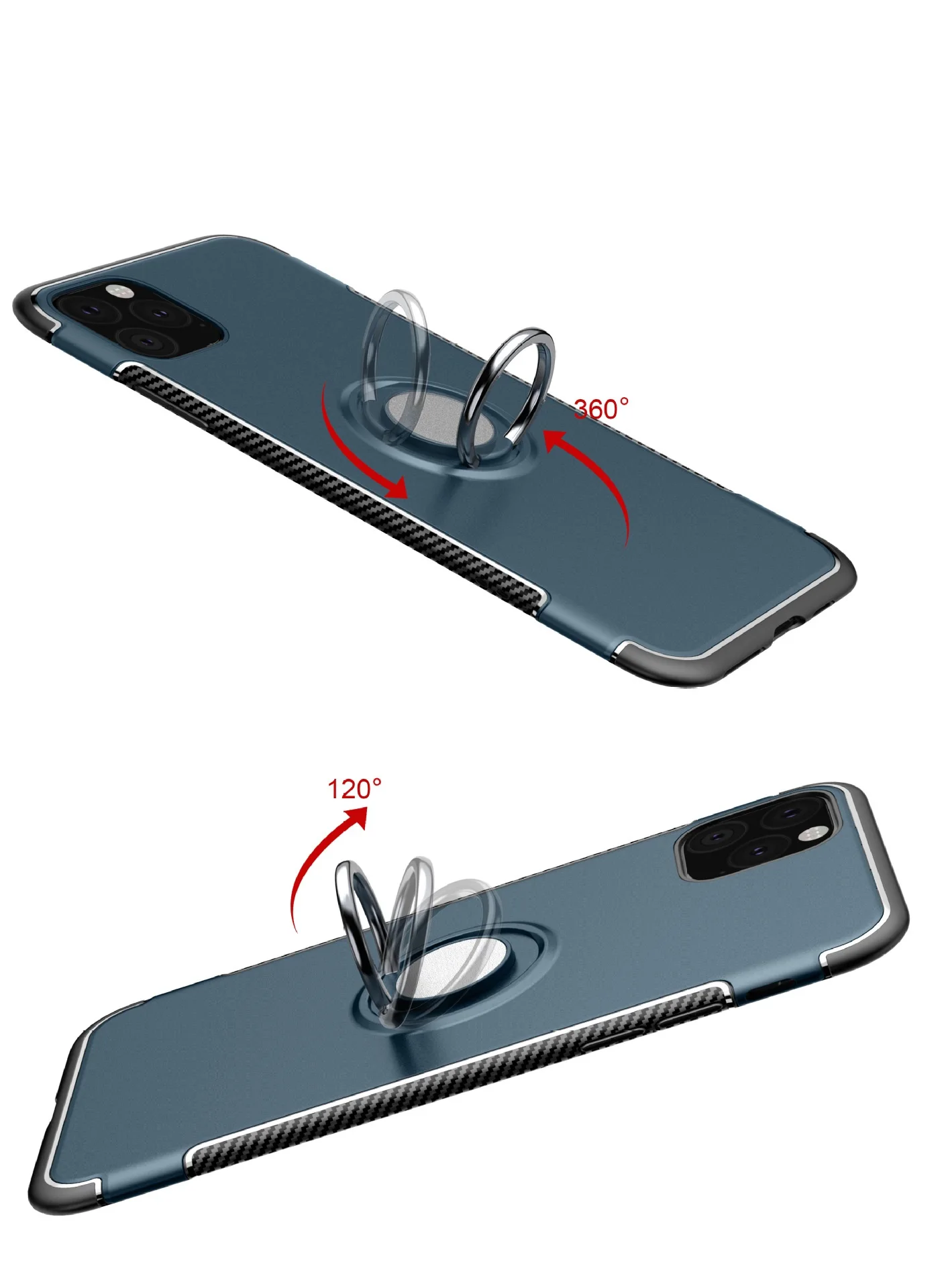 Противоударный бронированный чехол с магнитным кольцом для iPhone 13 ...