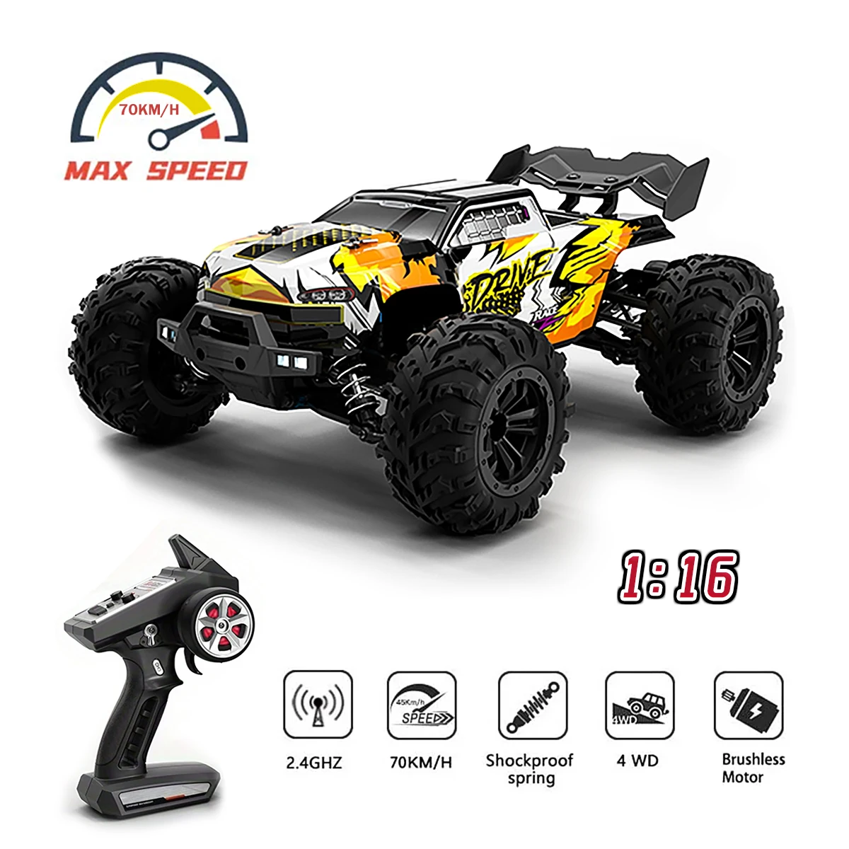 1-16-RC-Car-4x4-Remote-Control-Cart-16101PRO-16102PRO-Brushless-70KM-H ...