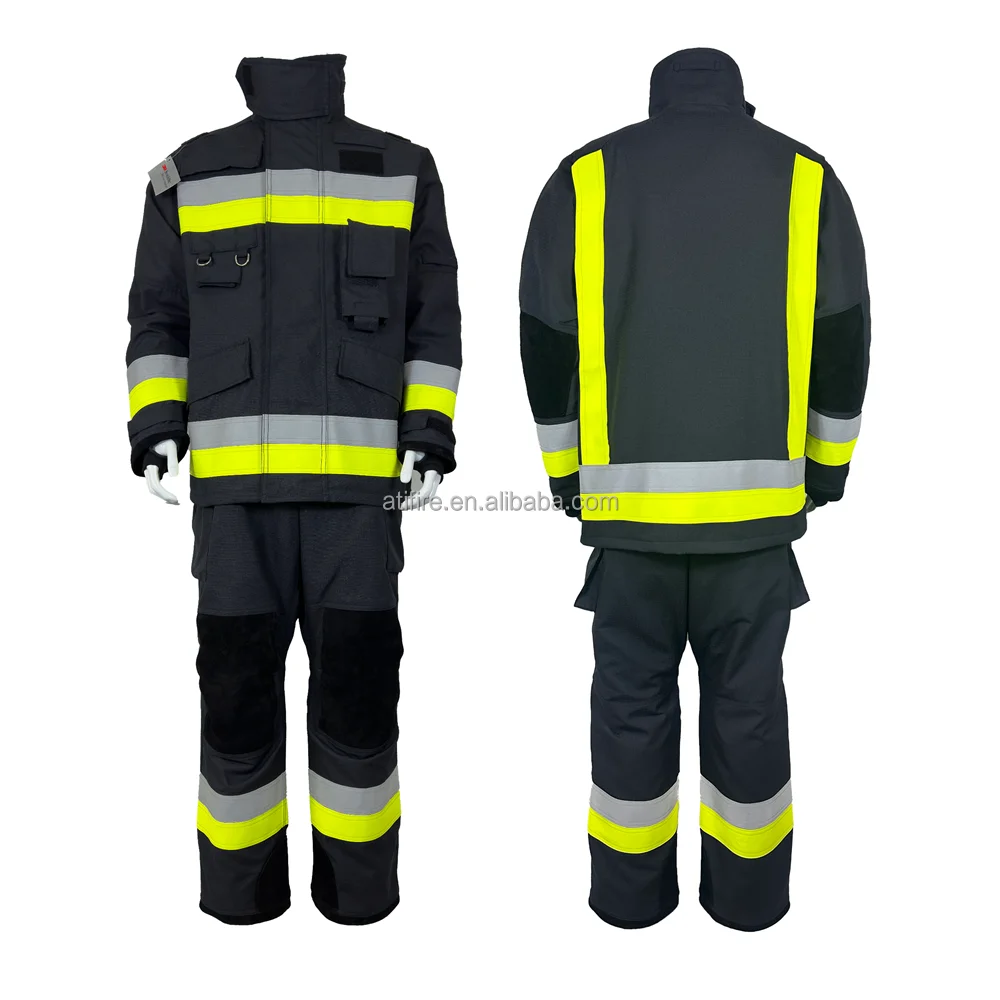 Firefighter Suit Nomex Aramid Fireman Uniform Fire Fighting Costume ...