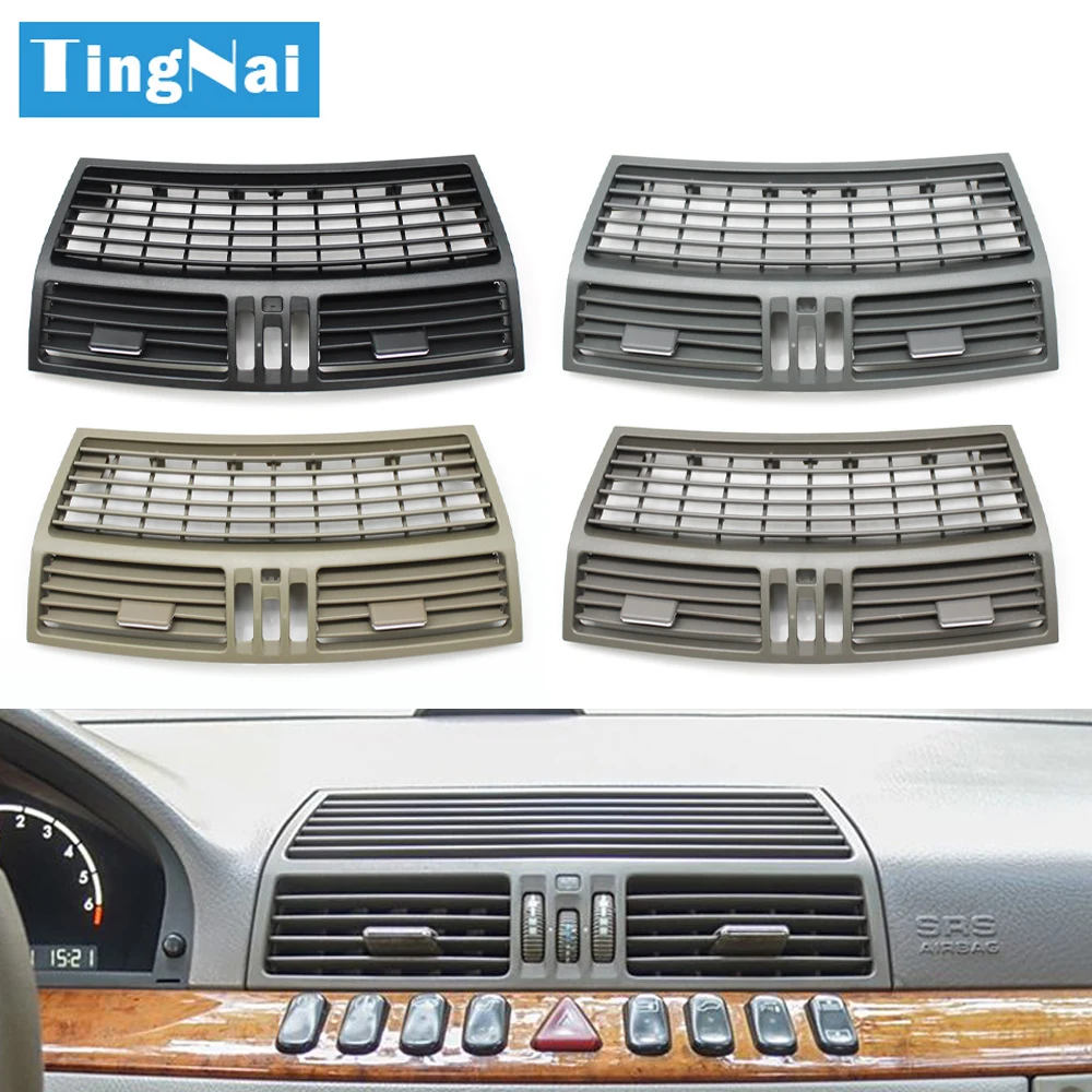 Car Front Dashboard Middle AC Vent Central Air Vent Grille Panel Cover ...