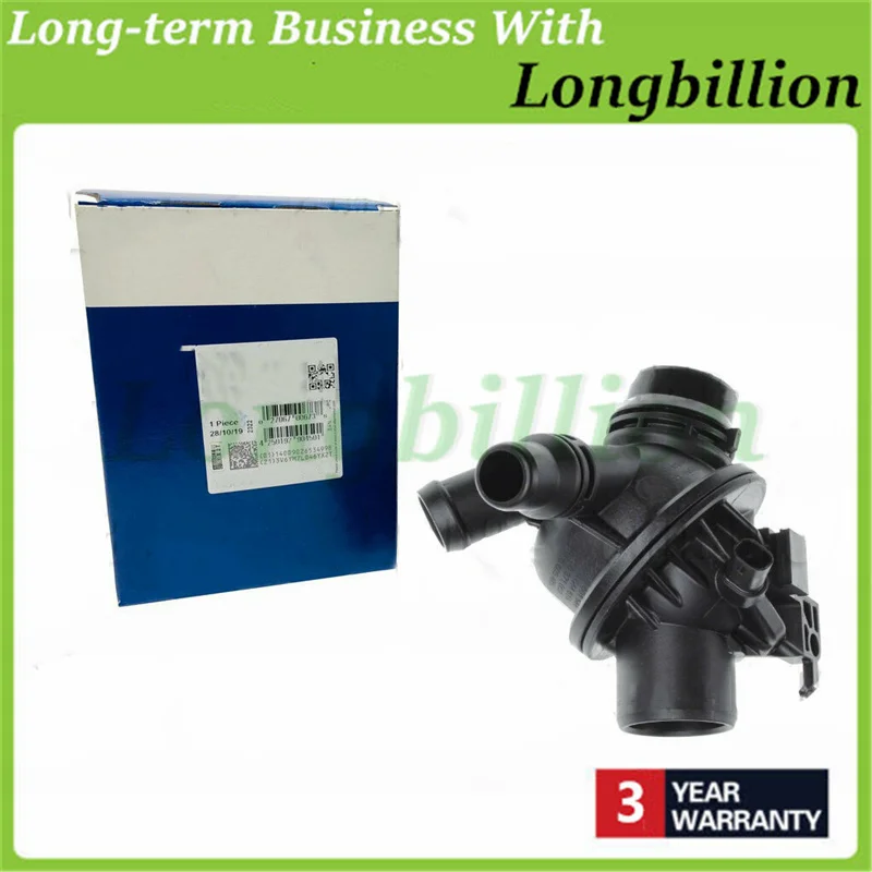 1x 11538671517 11537580627 Coolant Thermostat For Bmw 5' F10 523i 528i ...