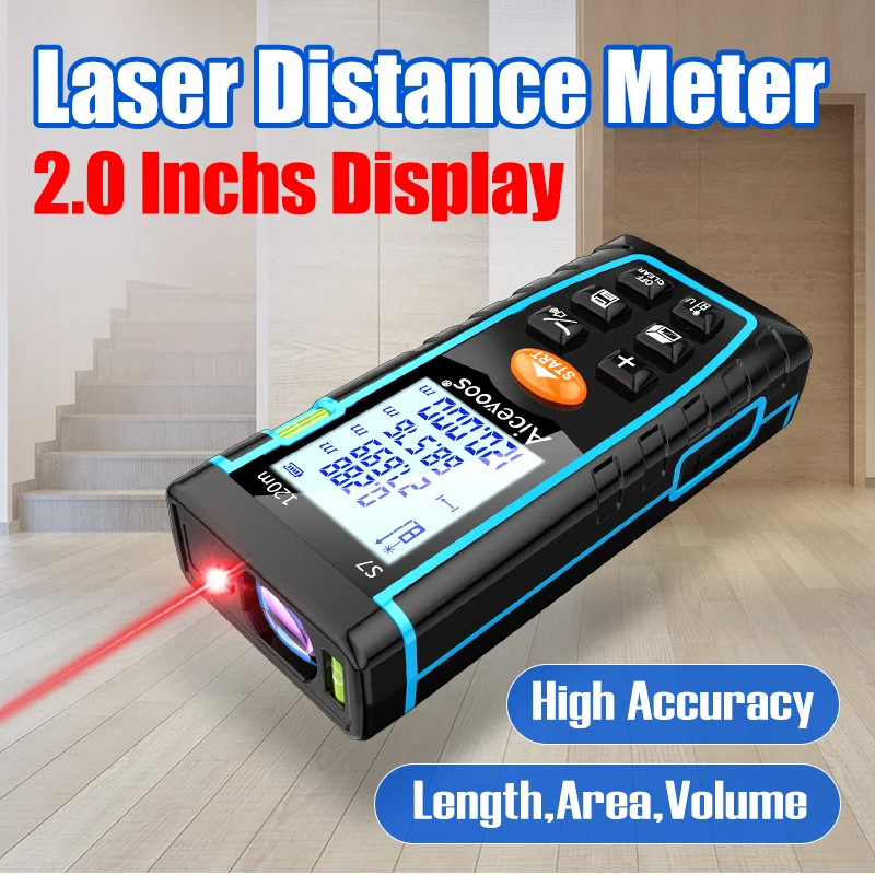 Aicevoos telémetro láser S7, instrumento de medición de distancia de ...