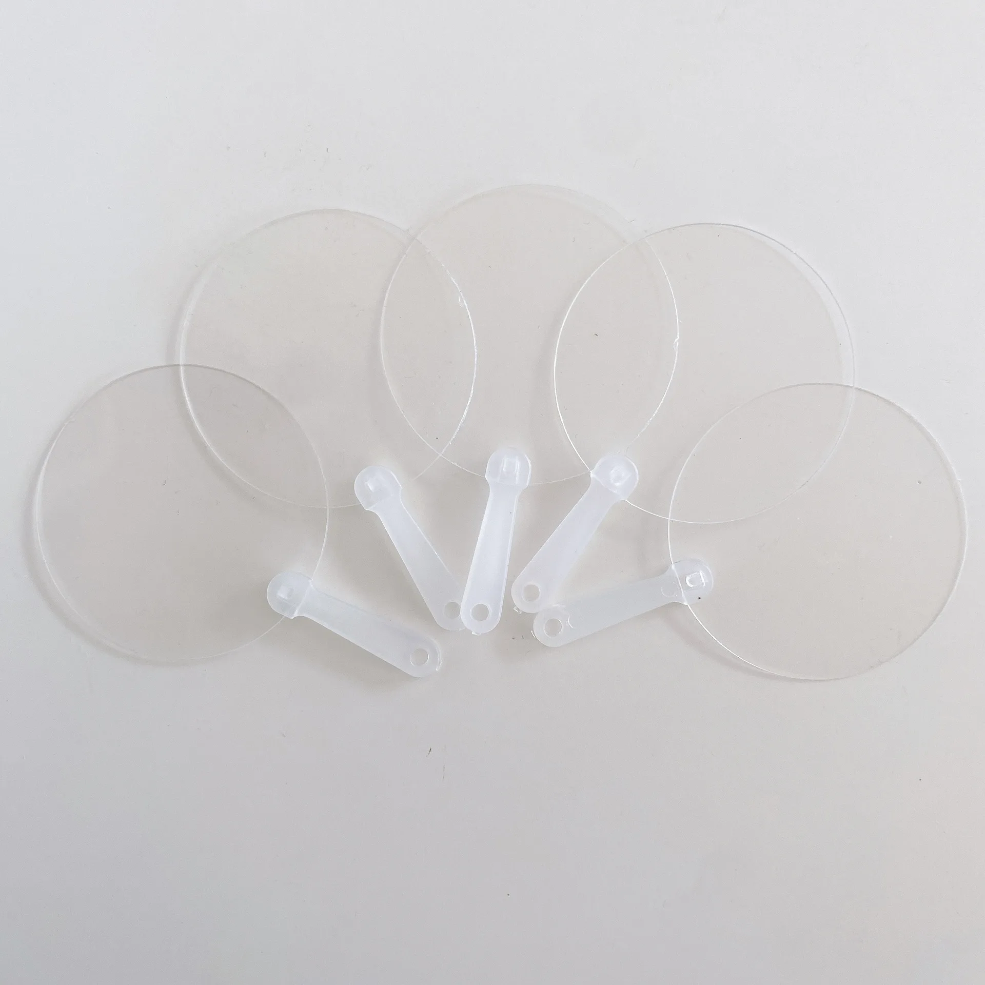 50Pcs-Cute-Mini-Transparent-Fan-Acrylic-Blanks-Sheet-DIY-Concert-Craft ...