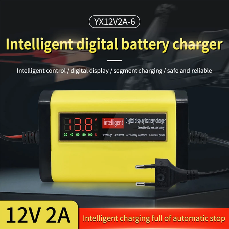 Smart-Digital-Car-Battery-Charger-Fast-Quick-Charging-Diagnostic-Tools ...