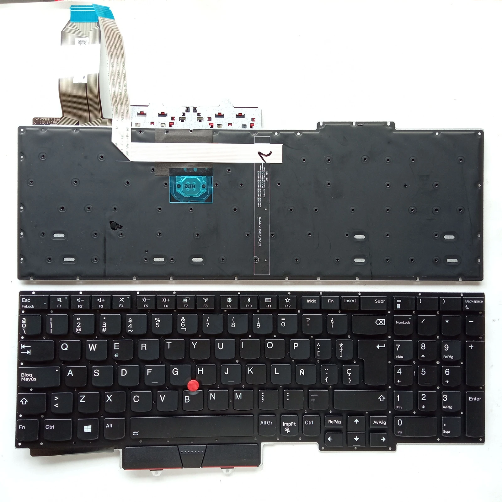 US UK SP ノートパソコン交換用レイアウトキーボード Lenovo ThinkPad E15 Gen 1（20RD 20RE ...