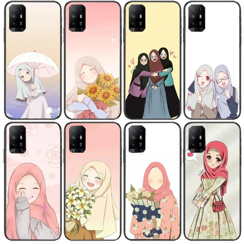 Arab Islamic Girl Phone Case For Realme Gt 2 9i 8i 7i Pro X50 X2 C35 ...