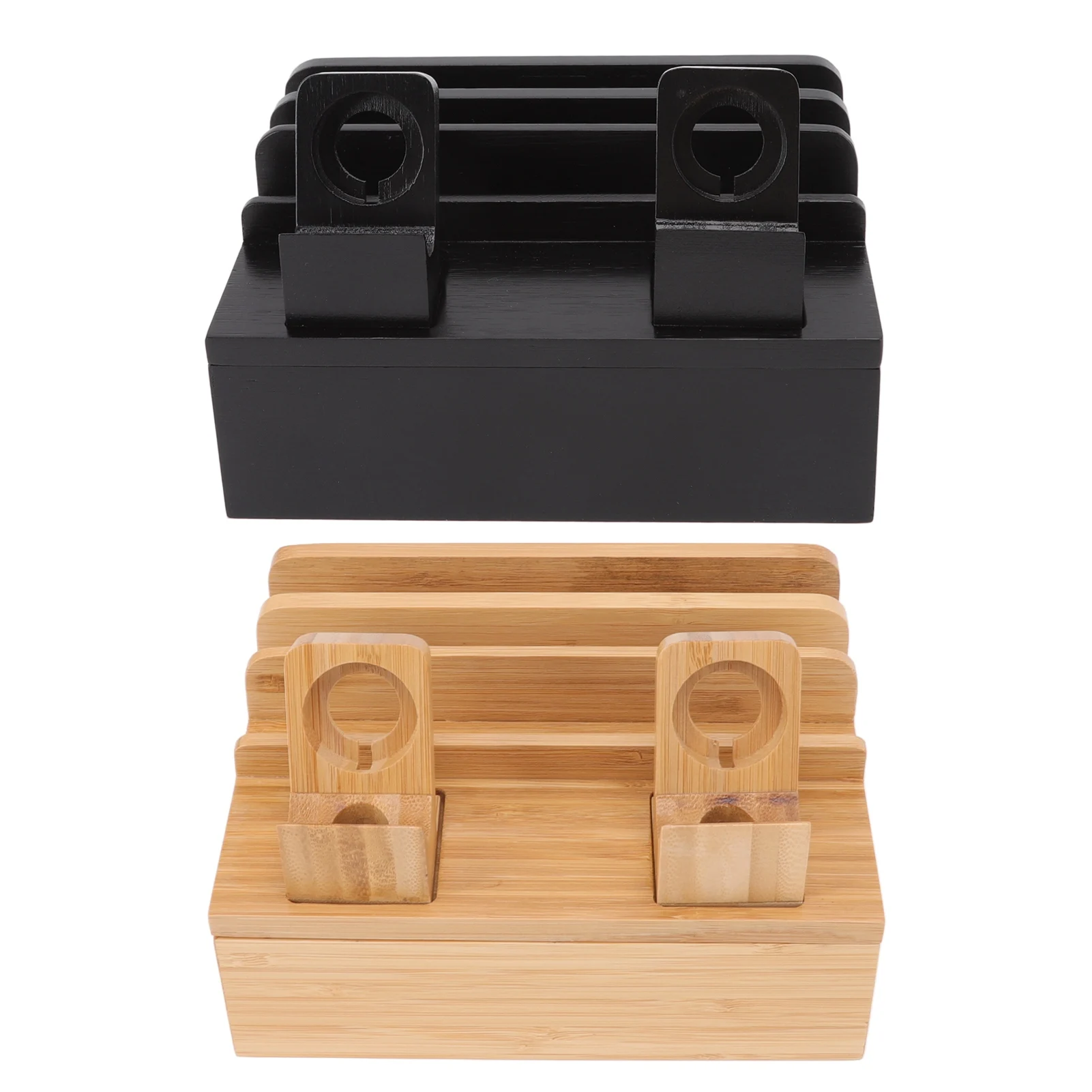 Bamboo-Wood-Charging-Station-Decorative-Charging-Station-Rack-5-Ports ...