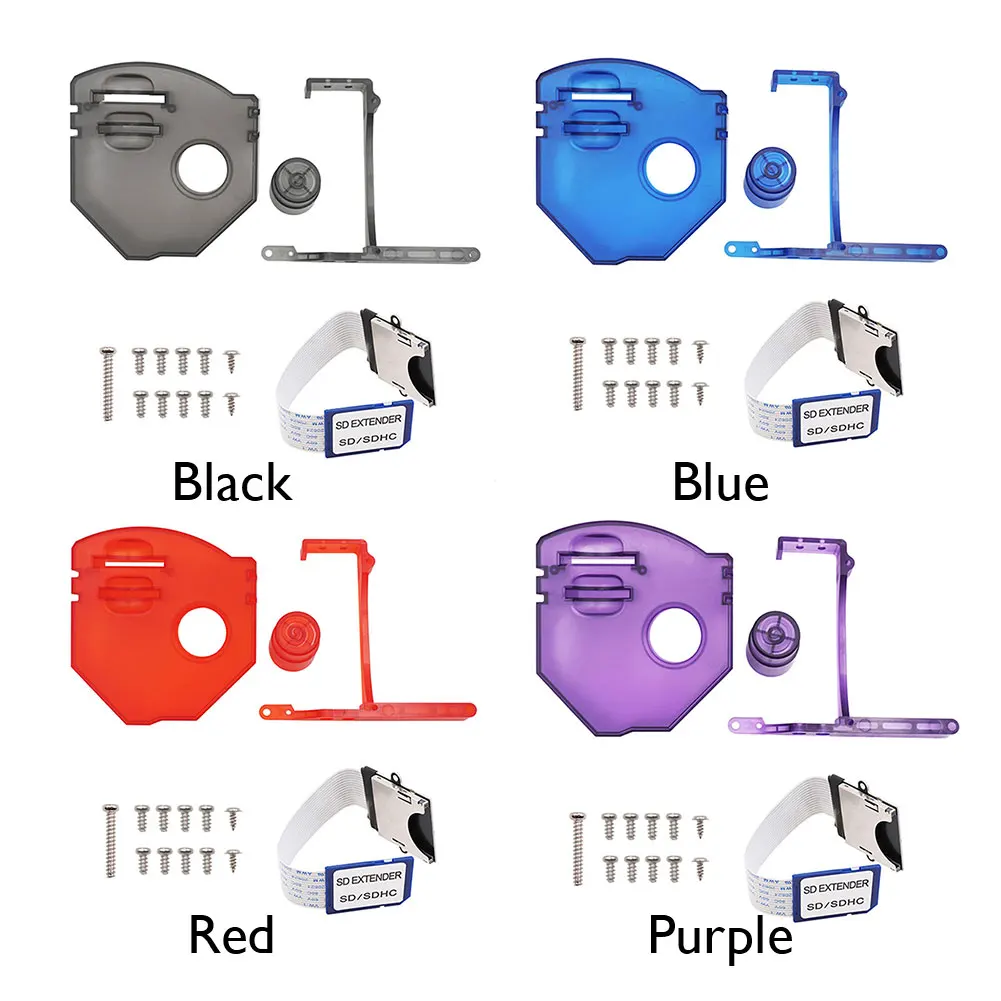 Clear SD Card Extender Mount Kit Extension Adapter SD Extension Cable ...