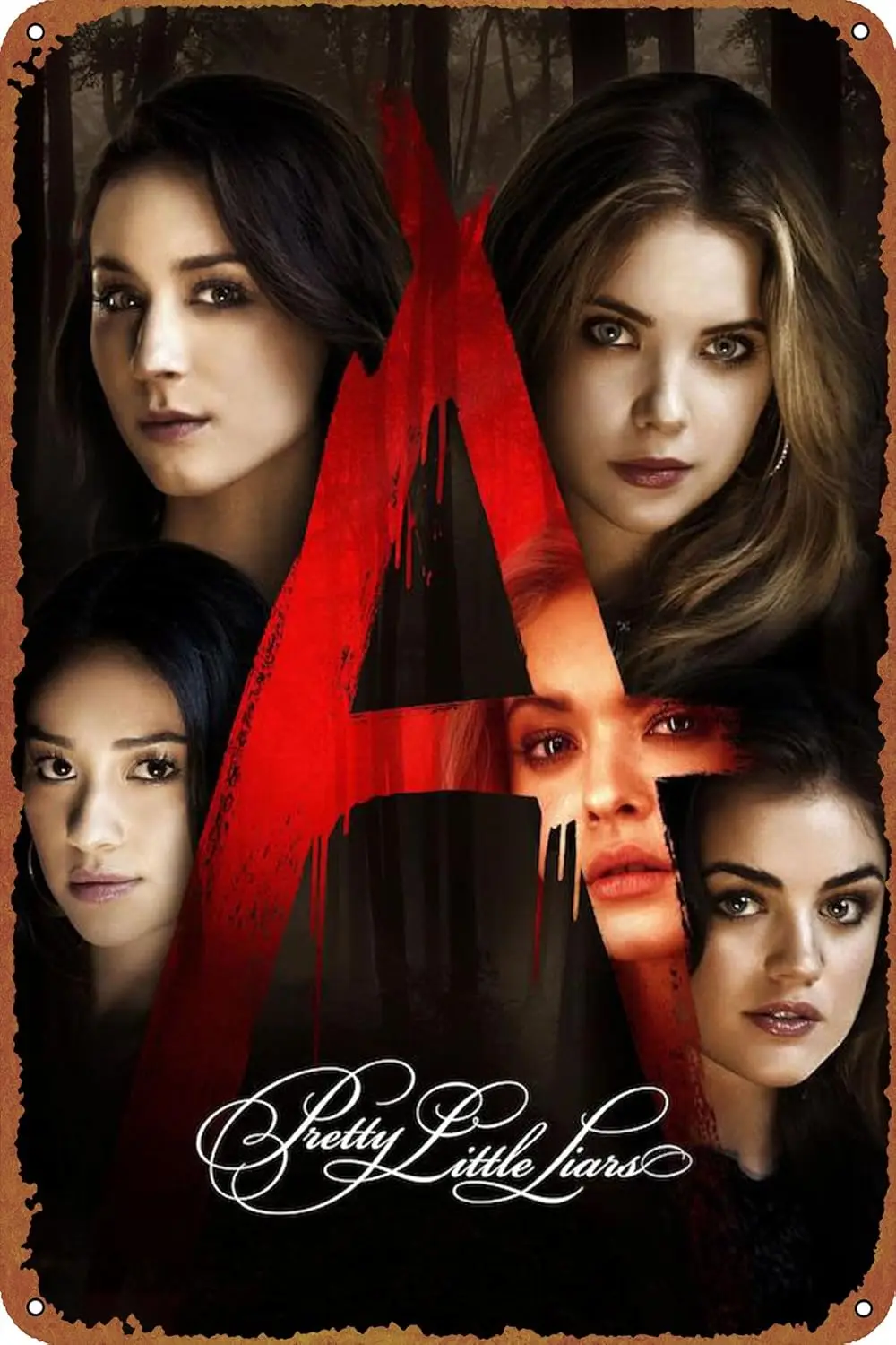 Pósteres de Pretty Little Liars, letrero de estaño de Metal Retro ...