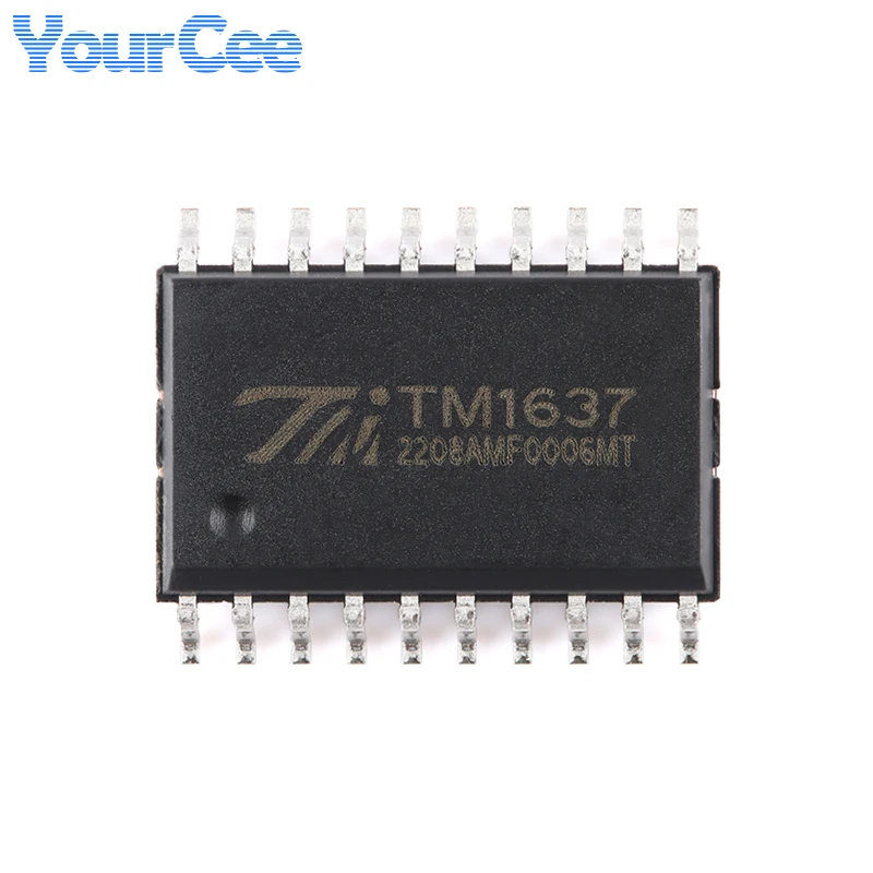 10pcs-TM-TM163-TM1637-TA2007-New-Version-Of-The-LED-Drive-Control-IC-Chip.jpg