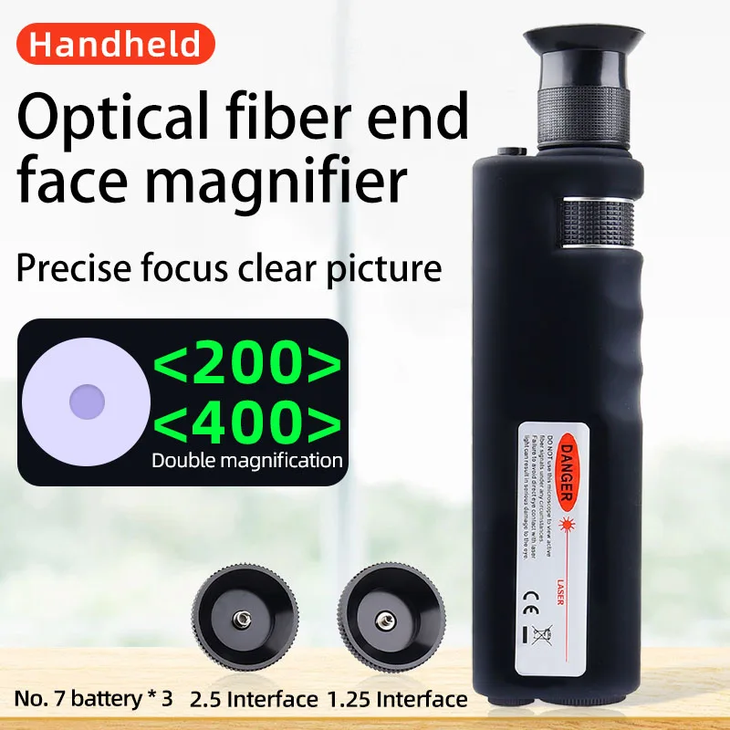 Handheld-Optical-Fiber-End-Face-Magnifier-200-400X-Multiples-Fiber ...