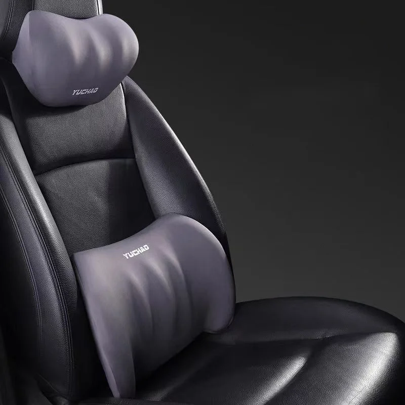 Car-Memory-Foam-Pillow-Cervical-Lumbar-Support-Headrest-Cushion-Back ...