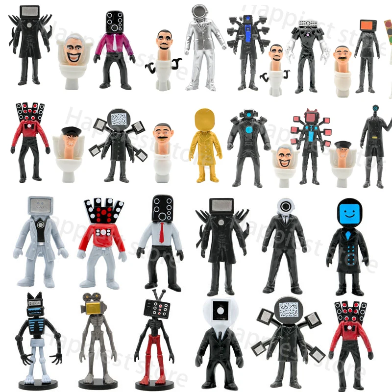 MOC-Skibidi-Toilet-Cameraman-Action-Figures-Model-PVC-Game-Doll-Speaker ...