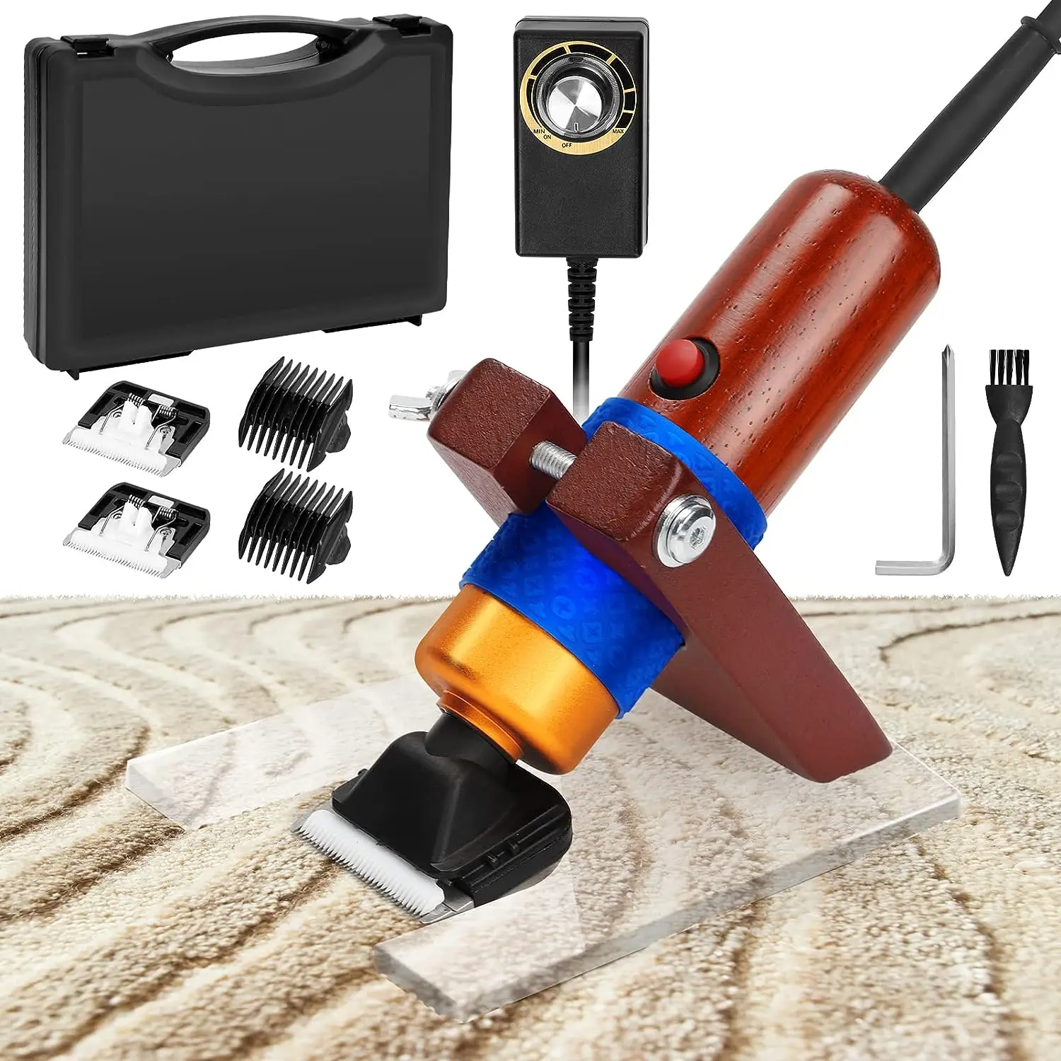 Tufted-Carpet-Trimmer-With-Shear-Guides-Rug-Carver-Clippers-Low-Noise-6 ...