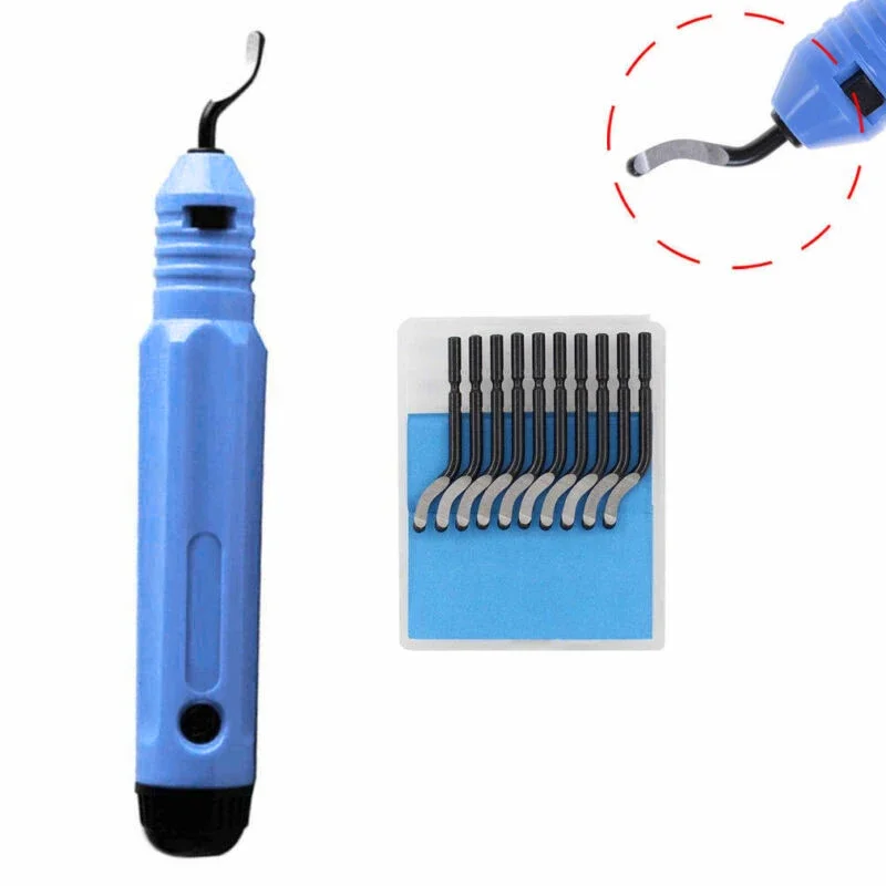 NB1100 Burr Handle Or 10 PCS BS1010 Cutters Hand Deburring Rough Edges ...