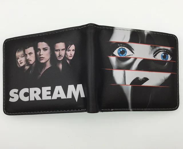 Man Purses Movie Scream Wallets Credit Card Holder Wallet with Coin ...