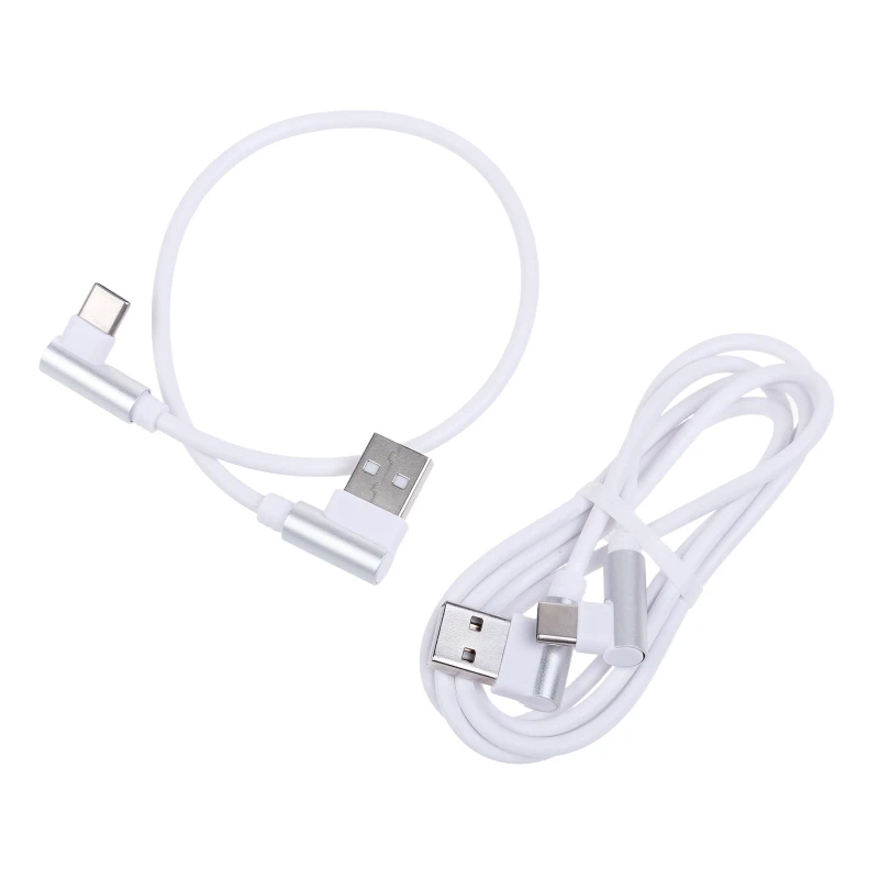 90-Degree-Type-C-Cable-Right-Angle-Charger-L-Shape-Charging-Data-Sync ...