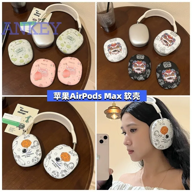 Case for Apple AirPods Max Protective Cute Cartoon Covers Bluetooth ...