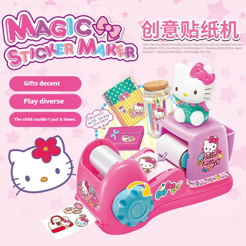 Kawaii-Sanrio-Hello-Kitty-Stickers-Machine-Diy-Stickers-Printing ...