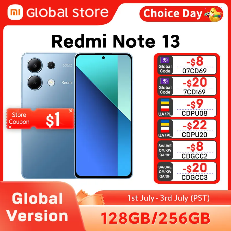 New-Global-Version-Xiaomi-Redmi-Note-13-Smartphone-128GB-256GB-6-67 ...