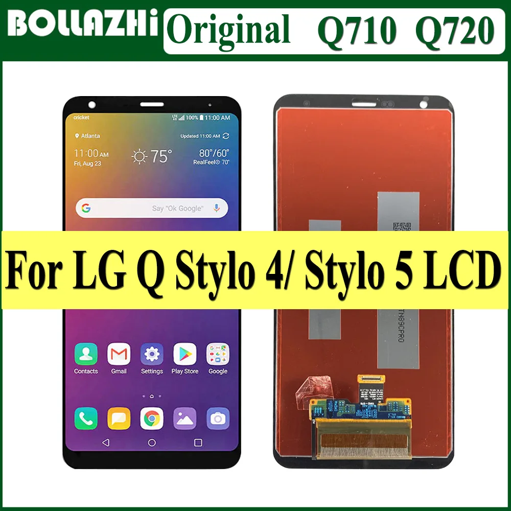 6.2" Original For LG Q Stylo 4 LCD Q710 Display Touch Screen With Frame ...