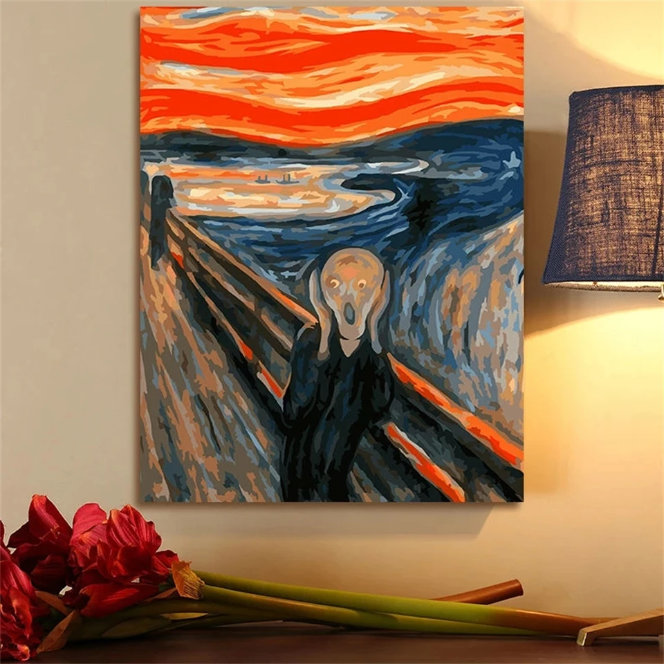DIY-5D-Diamond-Painting-The-Scream-Edvard-Munch-Famous-Full-Diamond ...