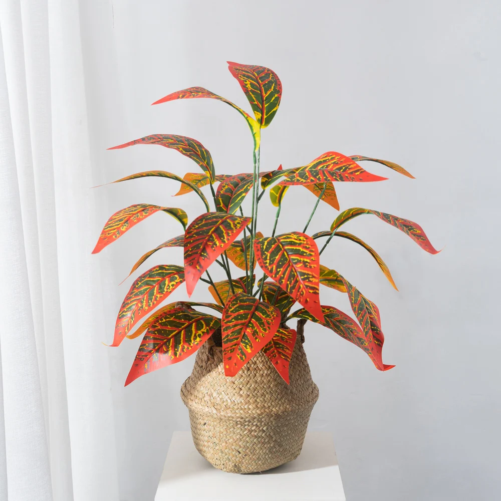 75cm 26 Leaves Large Artificial Plants Tropical Tree Fake Magnolia ...