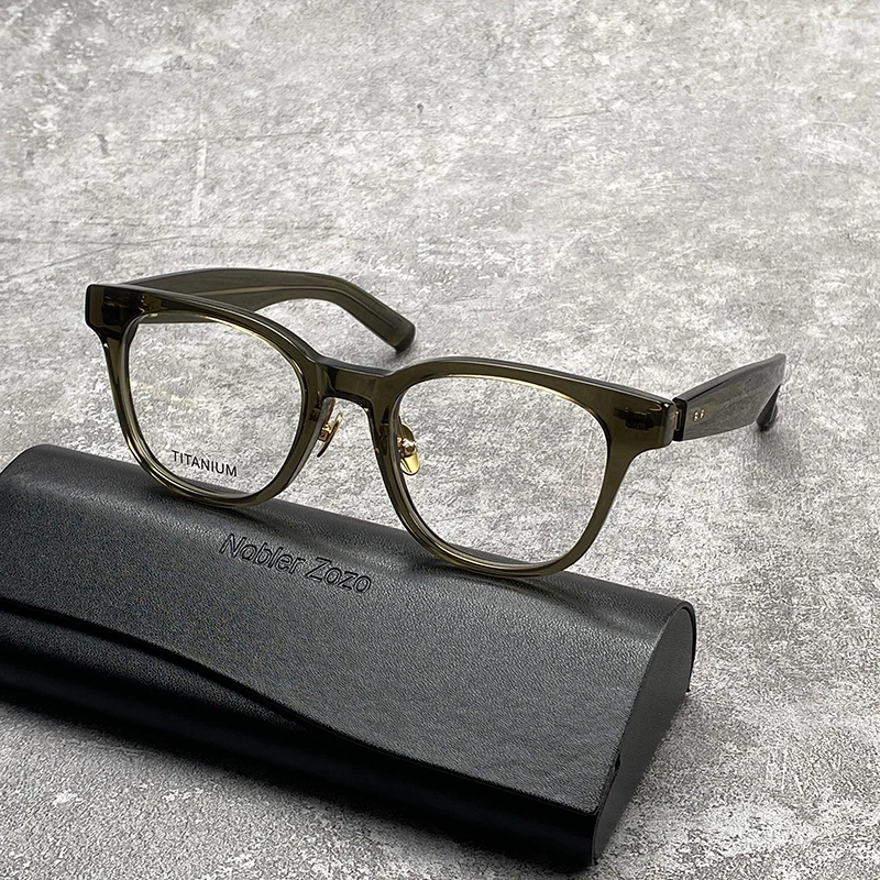 High-quality-acetate-men-s-eyeglasses-frame-Square-myopia-prescription ...