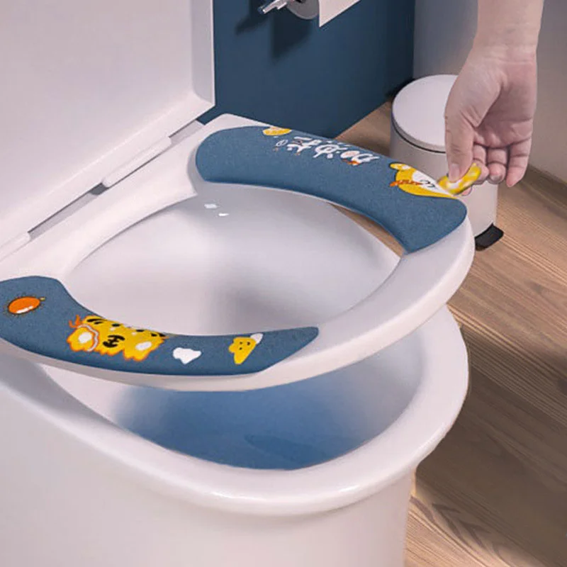 Universal-Toilet-Seat-Stickers-With-Handles-Cartoon-Toilet-Cushion-Pad ...