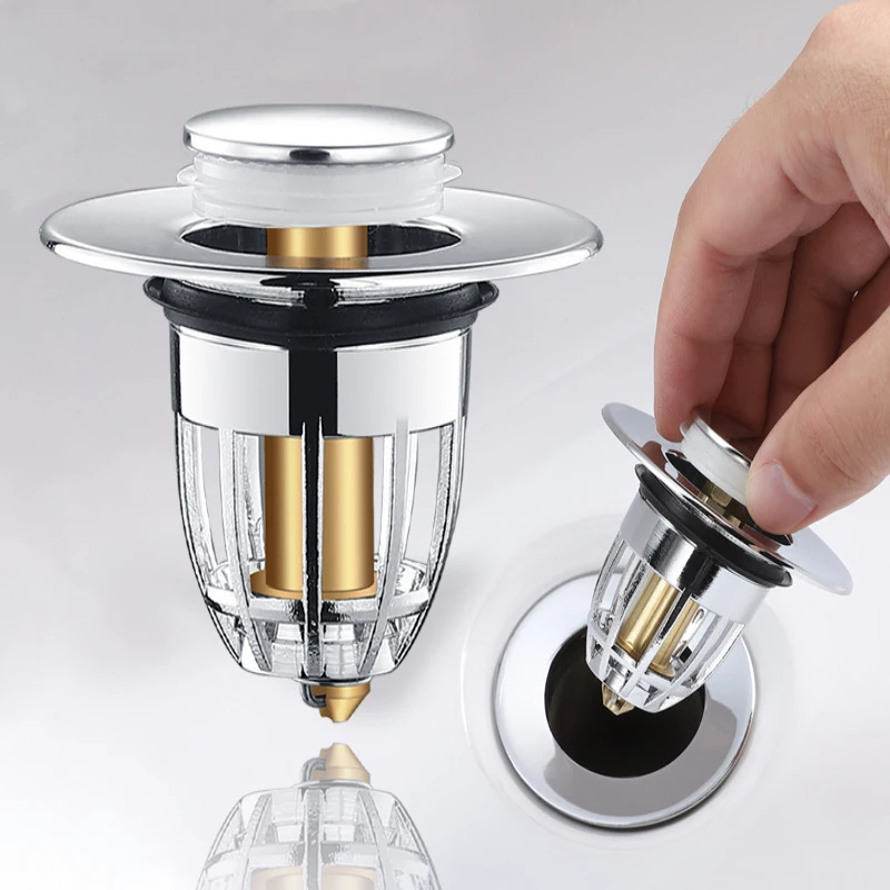 Bathroom-Sink-Plug-Stopper-Wash-Basin-Core-Bounce-Up-Drain-Filter ...