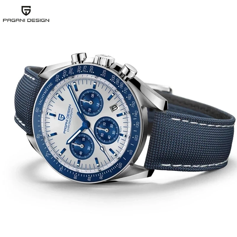 PAGANI DESIGN Sport Panda Mens Watches Quartz Chronograph Luxury ...
