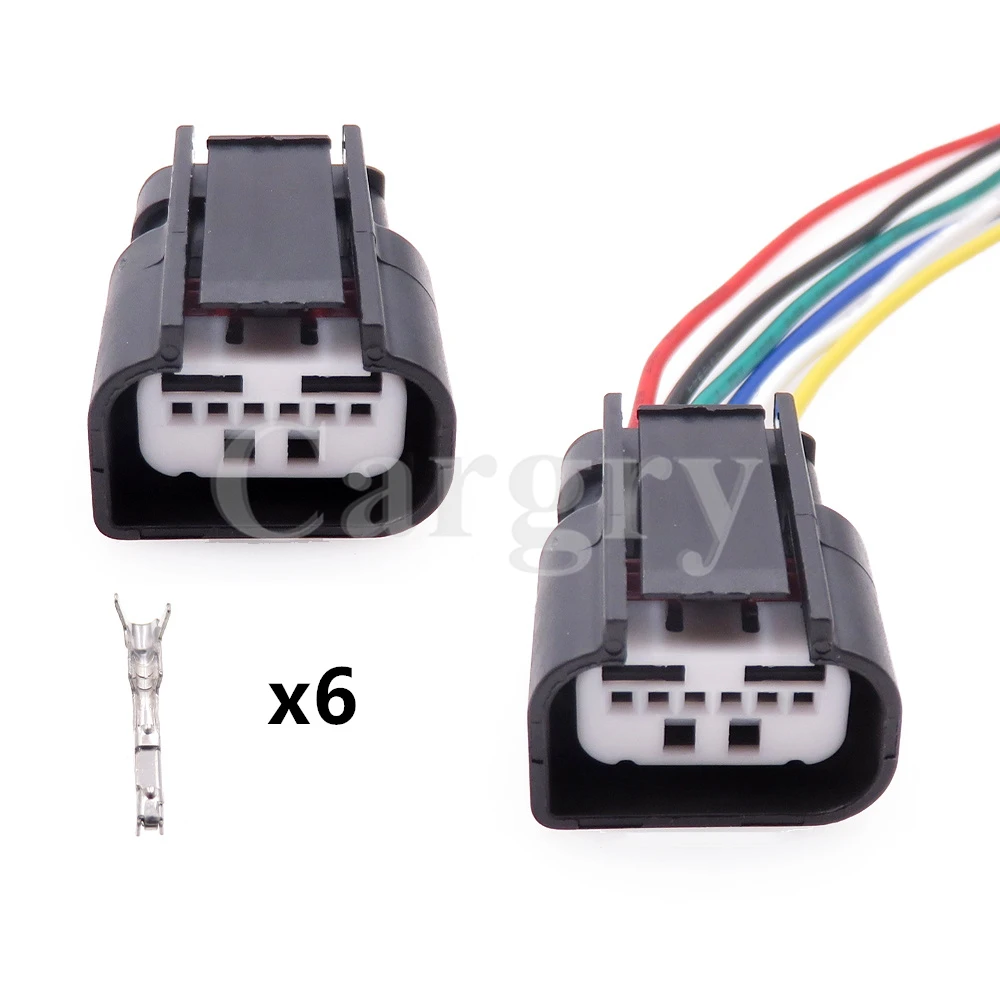1-Set-6P-Automotive-Waterproof-Electrical-Connector-Auto-Rear-View ...
