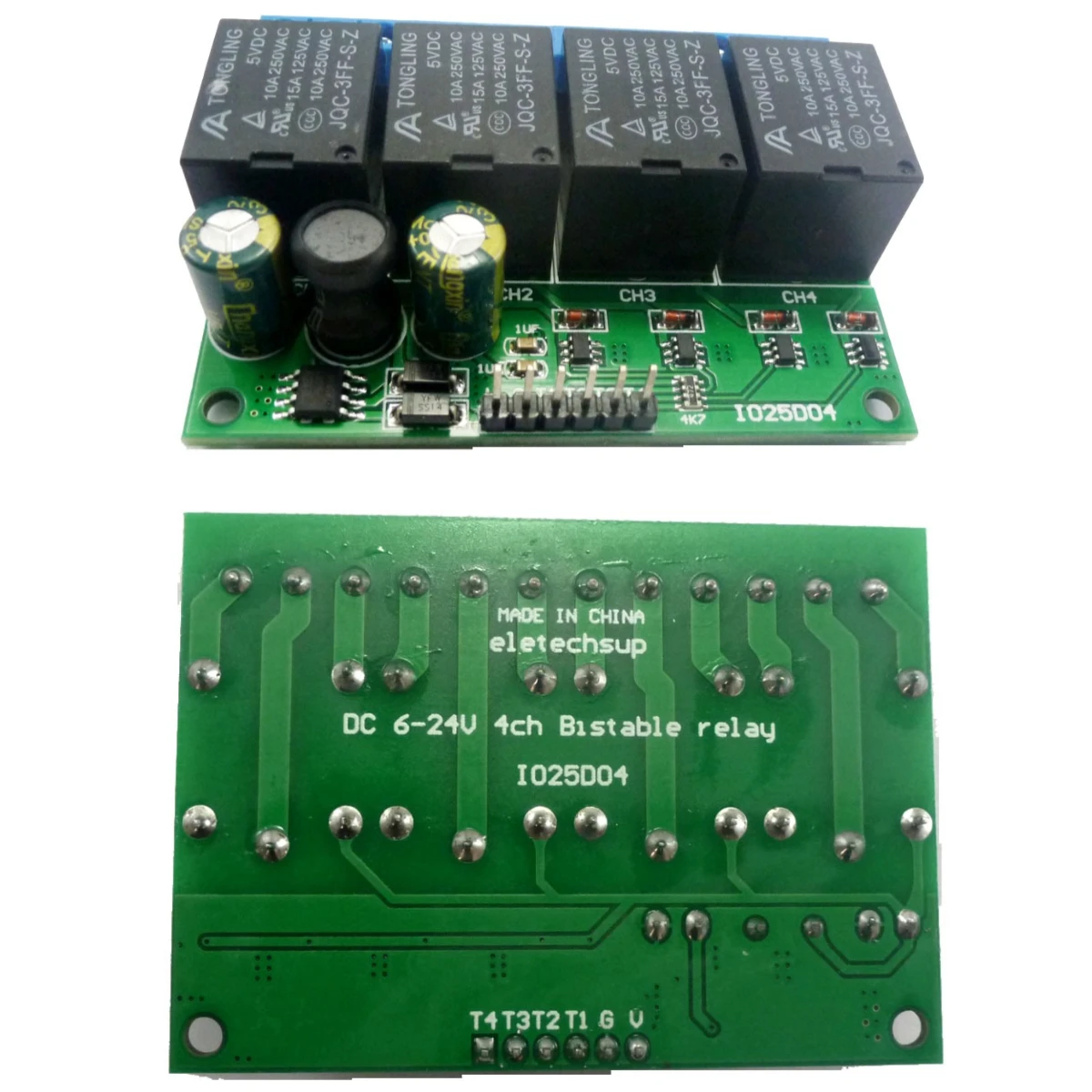 4ch-DC-6V-24V-Flip-Flop-Latch-Relay-Module-Bistable-Self-locking ...