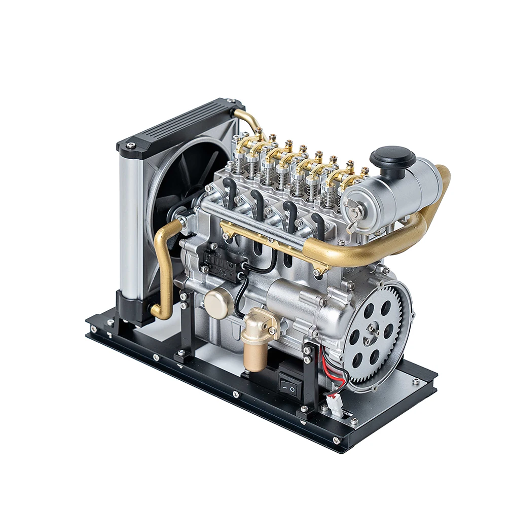 TECHING MINI DIESEL ENGINE Electric Assembling Model KIT Desktop ...