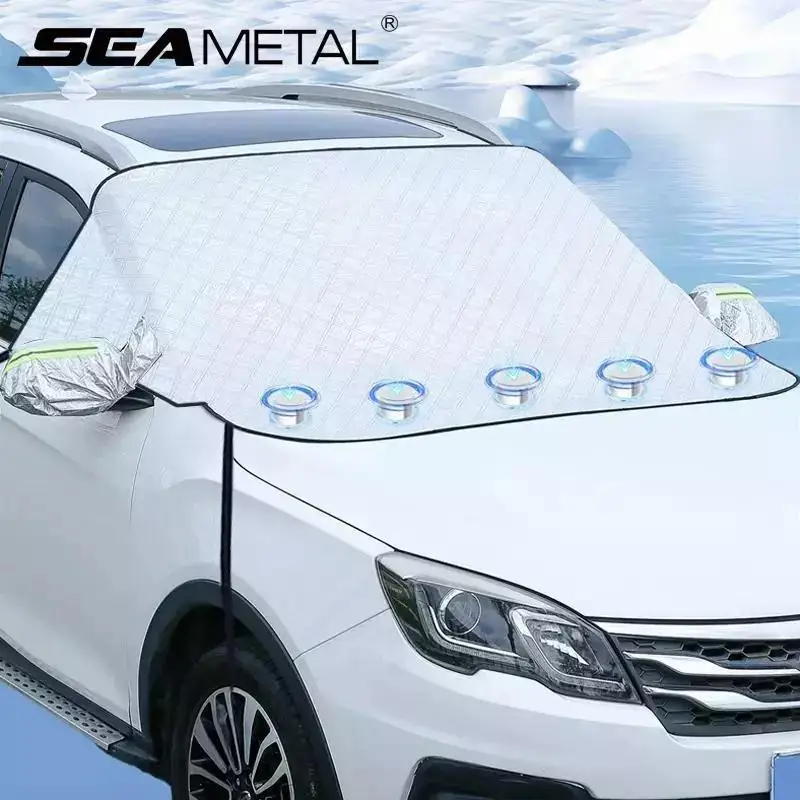 SEAMETAL-Magnetic-Car-Windshield-Snow-Shield-Cover-Sun-Protection-Anti ...
