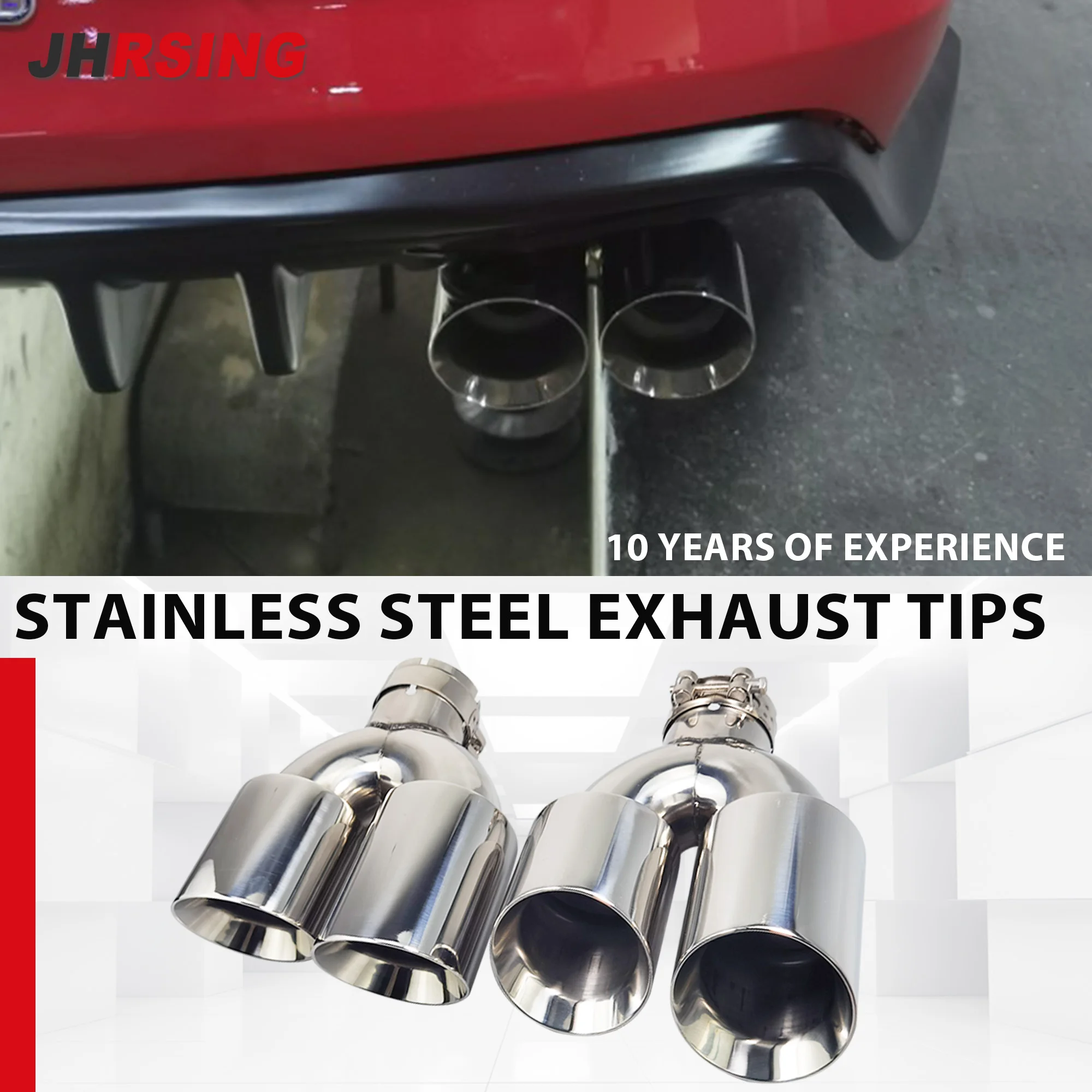 1Pcs-Universal-Stainless-Car-accessories-Exhaust-Double-Outlet-Exhaust ...