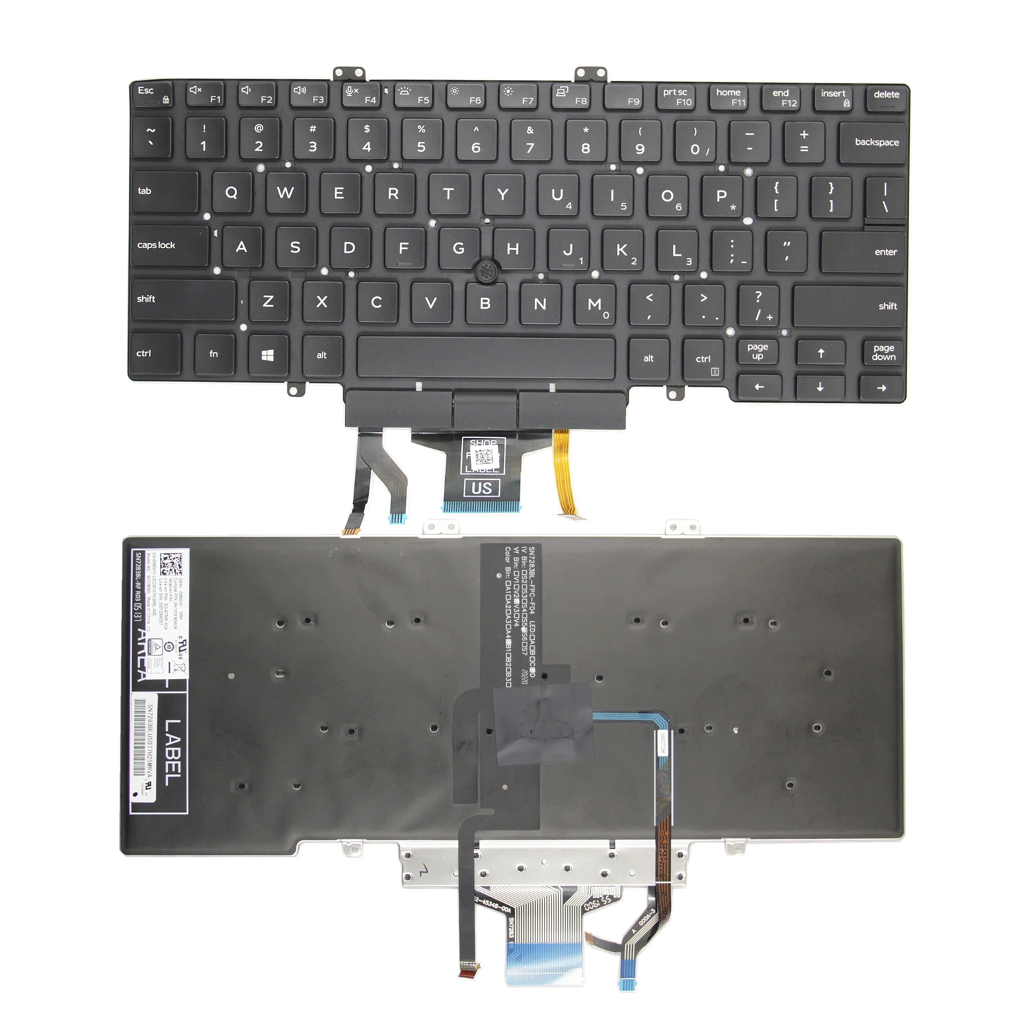 100-New-Original-US-Keyboard-For-Dell-Latitude-5400-5410-5401-5402 ...
