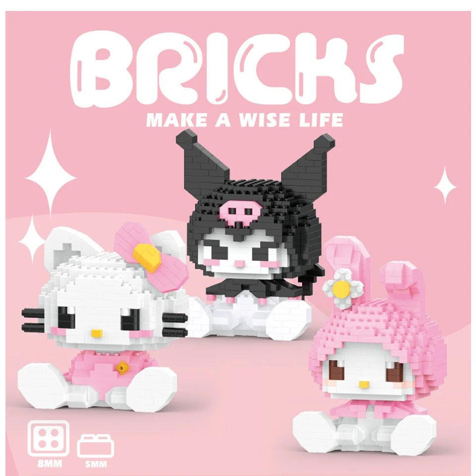 New-Rainbow-Friends-Toy-Brick-Building-Blocks-Kuromi-Building-Block ...