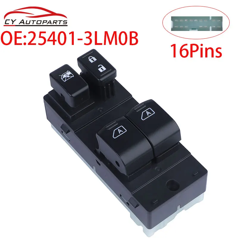 New Front Left Power Window Switch Button For Nissan NV200 NV350 Urvan ...