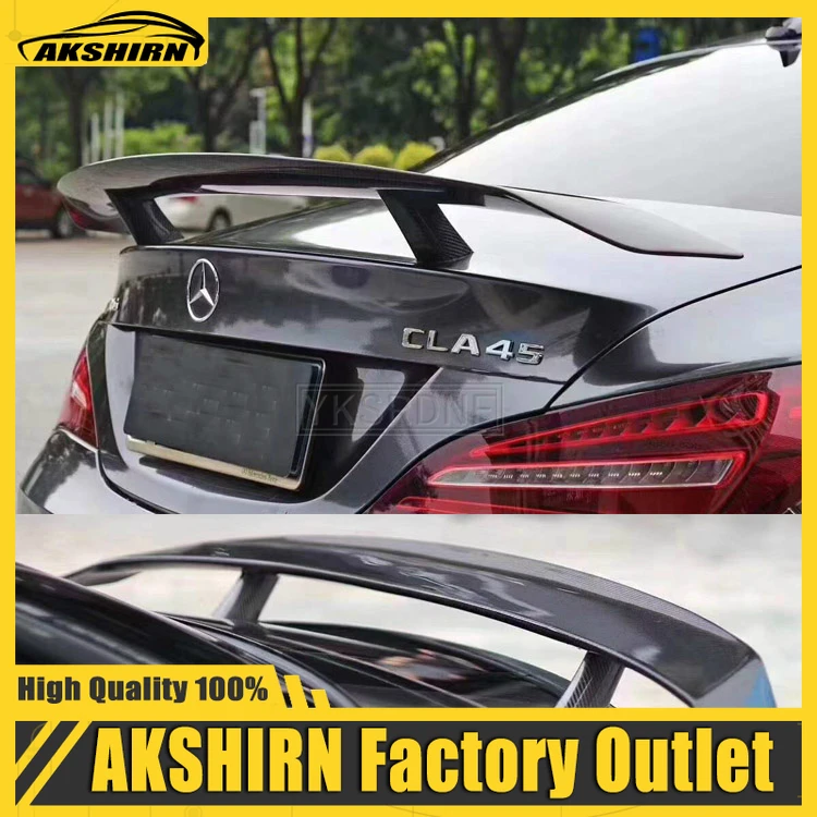 CLA45-AMG-GT-Style-Carbon-Fiber-Rear-Trunk-Wing-Spoiler-fit-for ...
