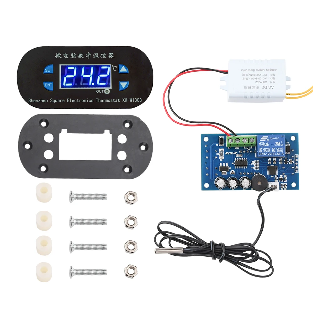 W1308-12V-110V-220V-10A-Digital-Thermostat-Temperature-Controller ...